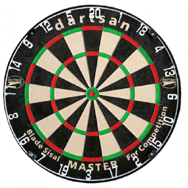 DARTSAN MASTER Dart Tahtası Dartboard. Sisal, Blade